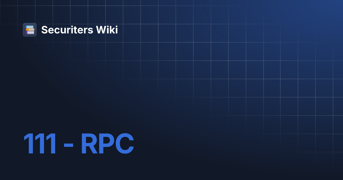 111 - RPC | Securiters Wiki